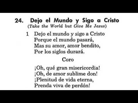 Dejo el mundo sigo a cristo - YouTube