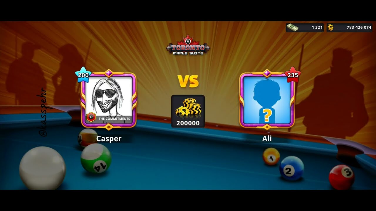 Road to 1 Billion Vs. Ali @ 8 Ball Pool - YouTube