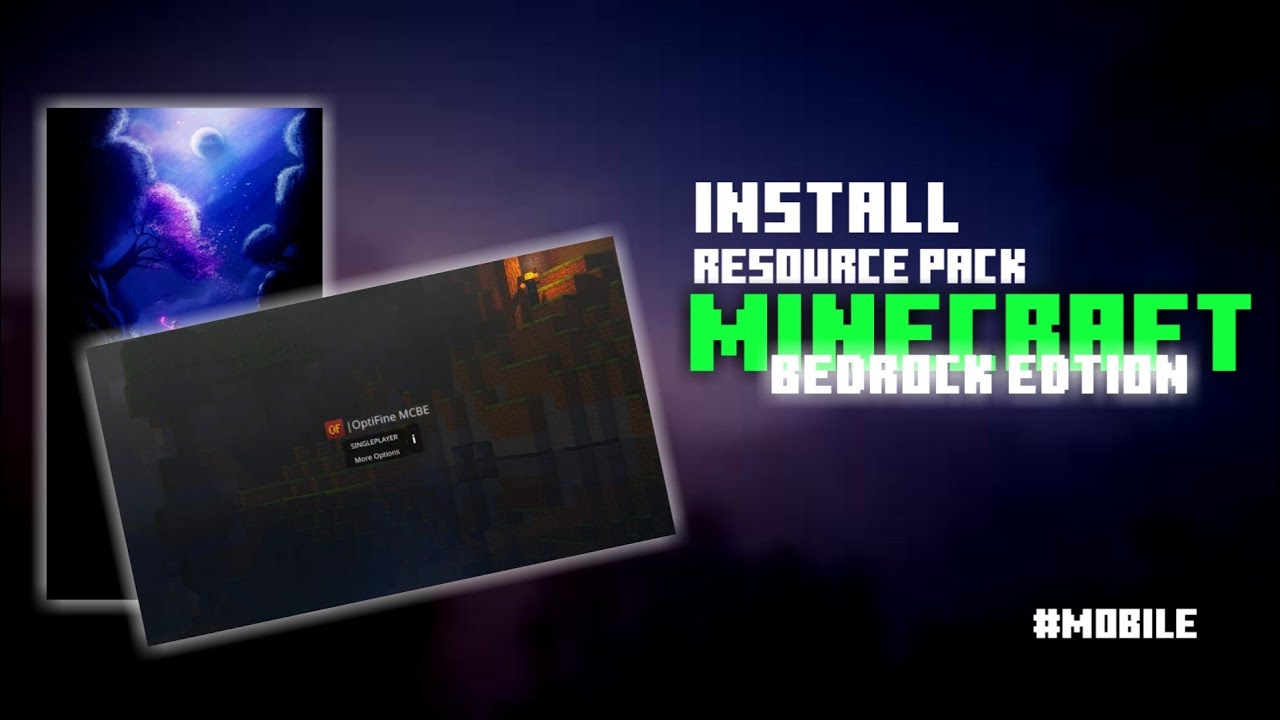 How to Download, Import Pack into Minecraft BE(Mobile)| MCBE Tutorial - YouTube