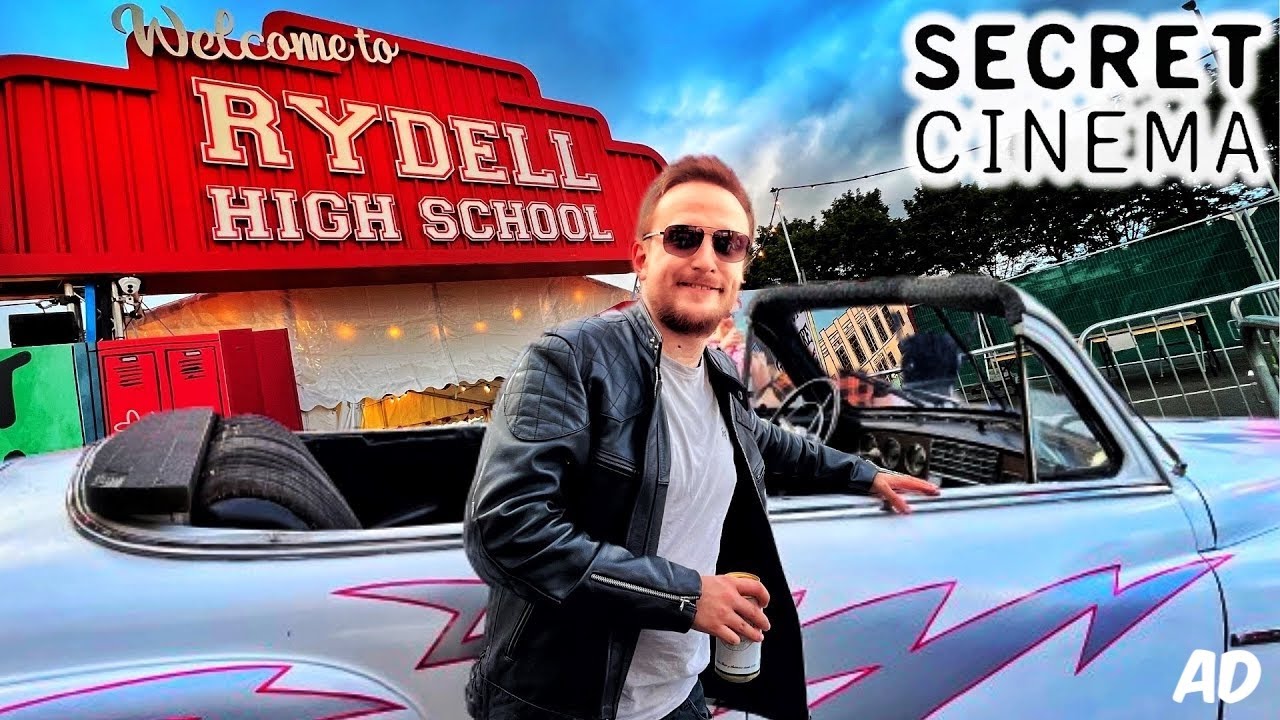 We Were Invited to a GREASE Secret Cinema! - YouTube