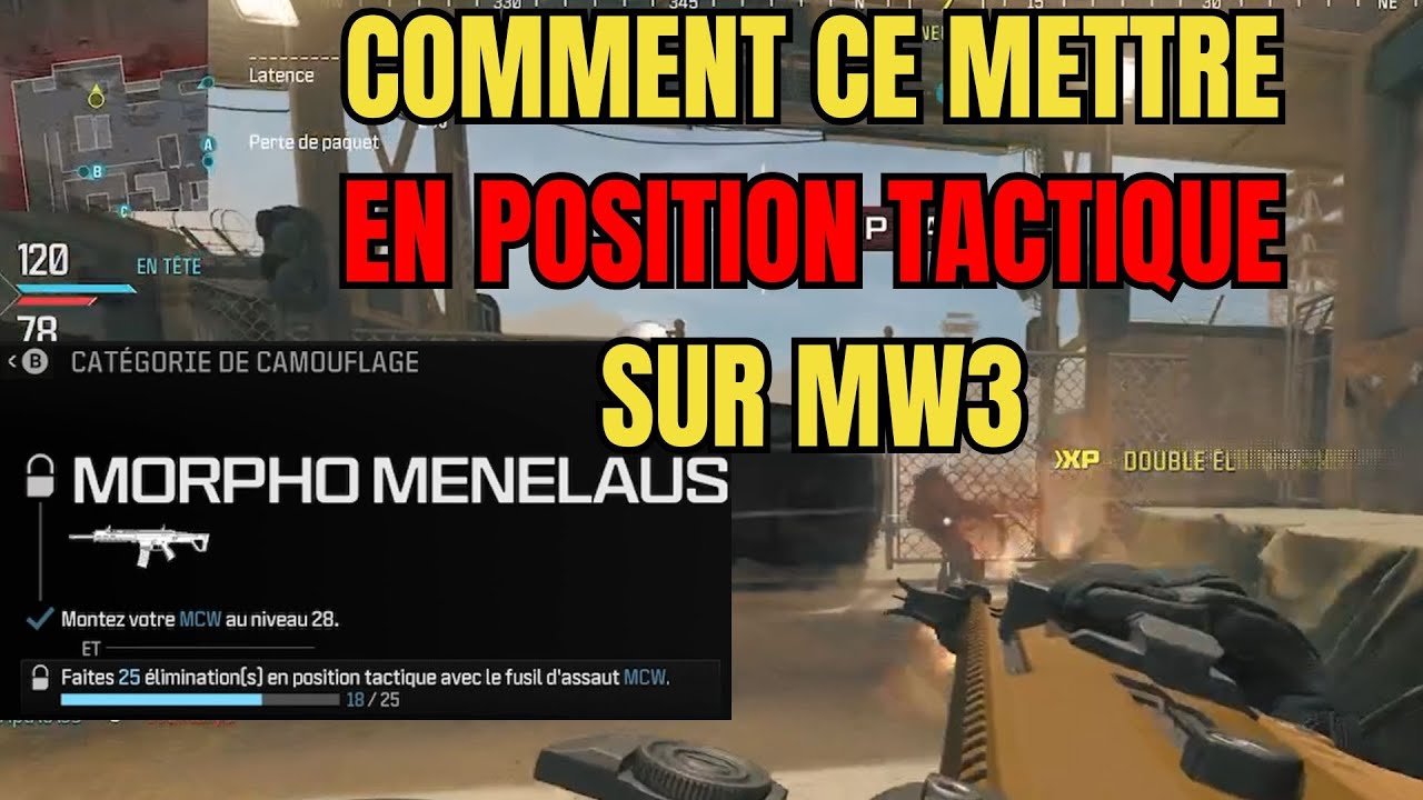 Comment être en Position Tactique sur MW3 / défi camouflage - YouTube