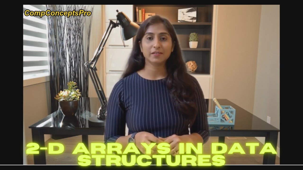 2 D Arrays in Data structures | row major and column major arrangements ...