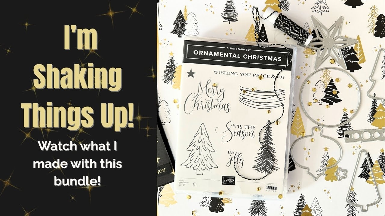 I’m Shaking Things Up! | Ornamental Christmas Card Tutorial - YouTube