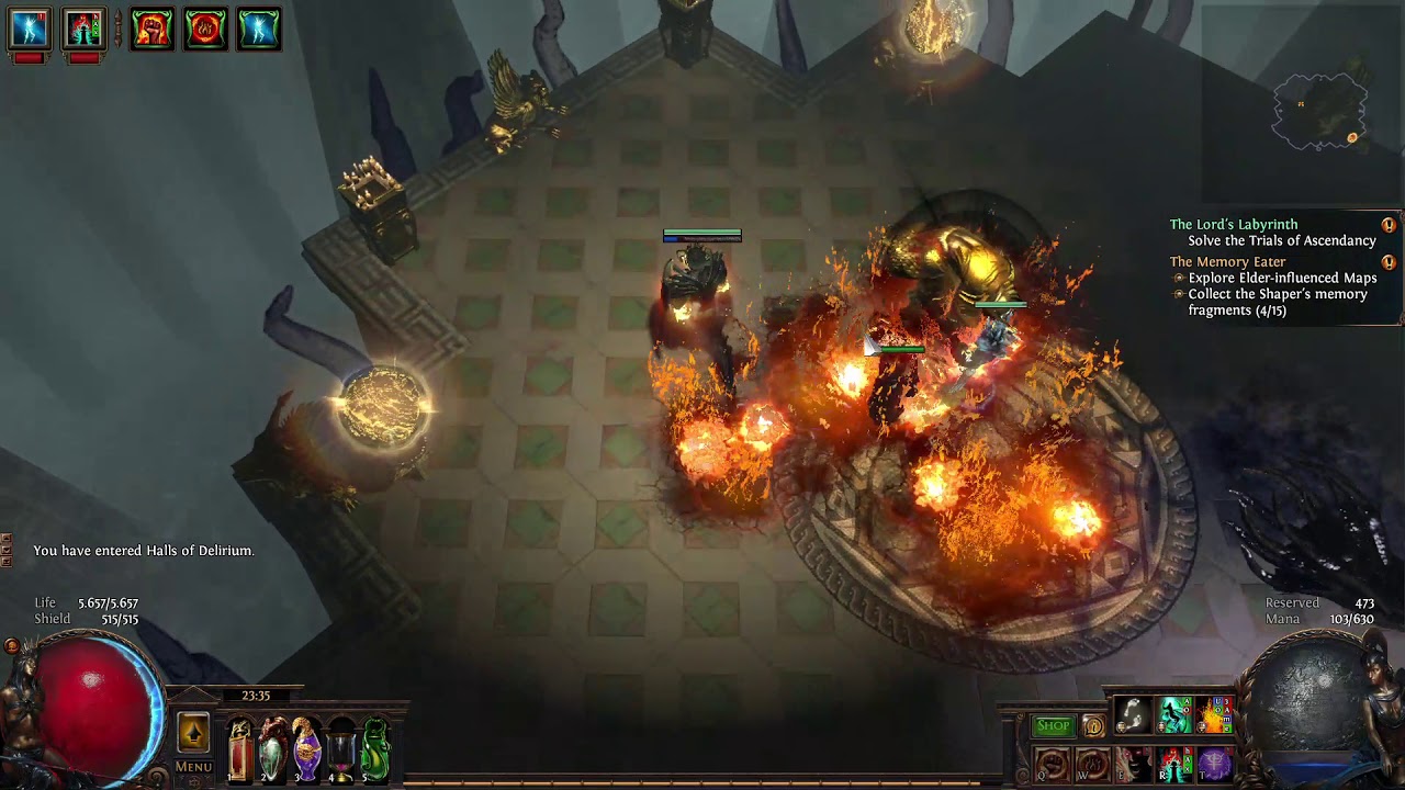 Path of Exile elder Guardian - learning - YouTube