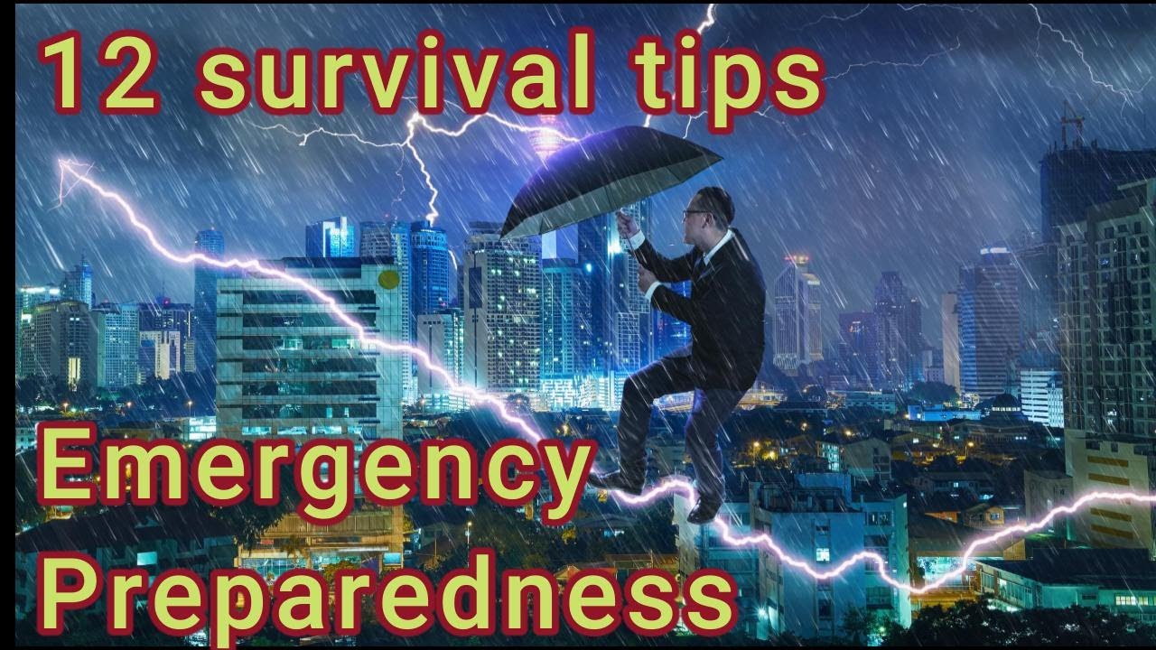 12 survival tips Emergency Preparedness - YouTube
