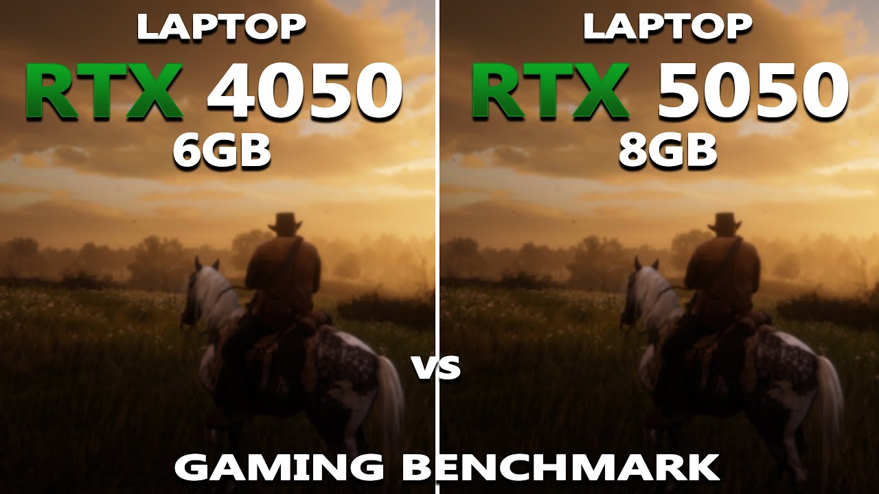 LAPTOP RTX 5050 vs RTX 4050 Gaming Benchmark Test | Tested in 10 Games ...