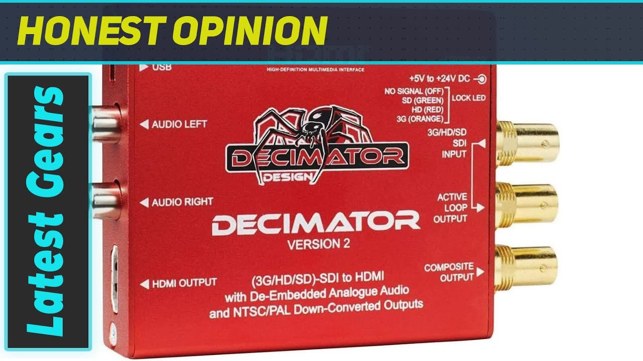 Decimator Version 2: The Ultimate SDI to HDMI and NTSC/PAL Converter ...