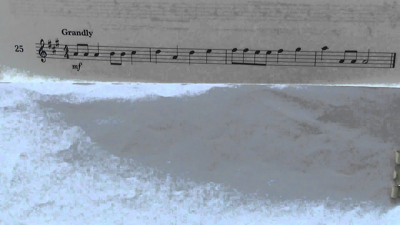 Violin Grade 1 Sight Reading No 25 Grandly - YouTube