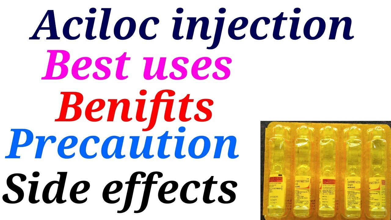 Aciloc injection best uses benifits precaution and side effects in ...