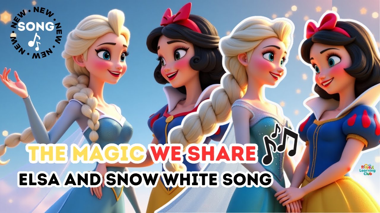 Elsa and Snow White's Magical Friendship | Learning About Friendship ...