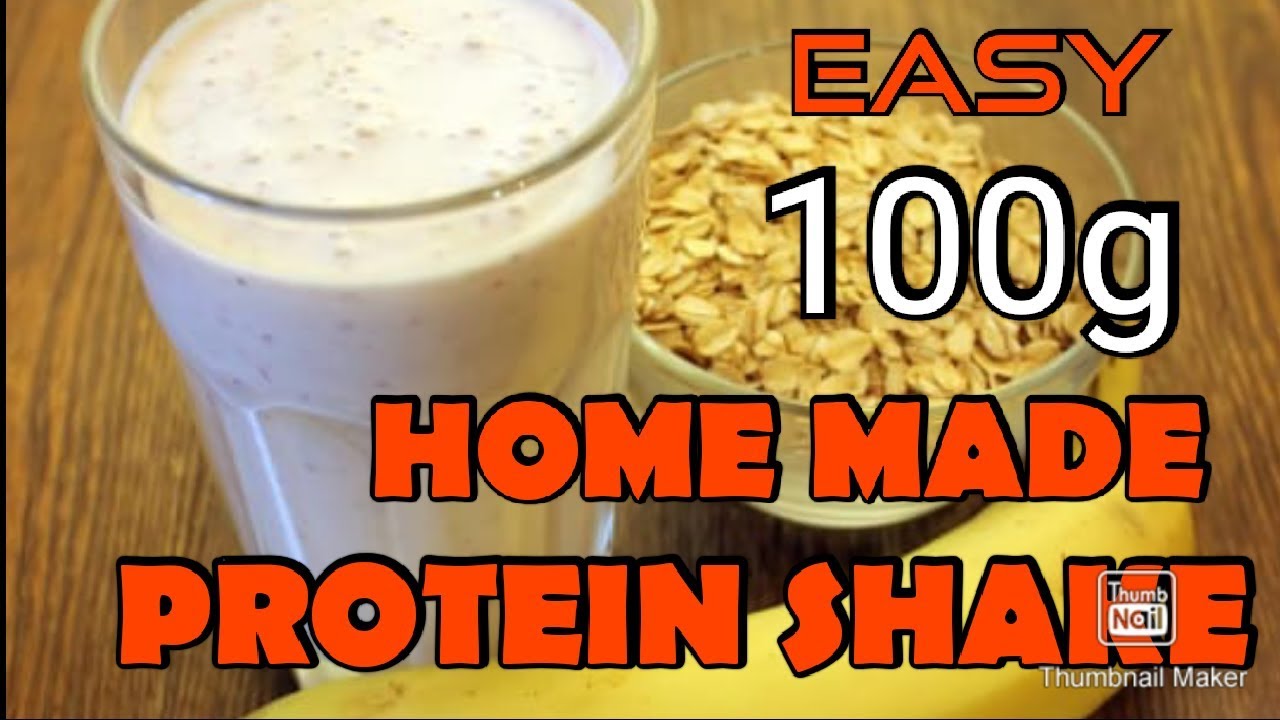 Best Home Made Protein Shake|100g PROTEIN|50g PROTEIN|WHEY| - YouTube