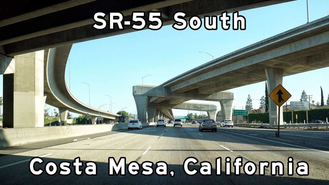 LA Freeways - Costa Mesa Freeway - SR-55 - San Bernardino to Orange ...