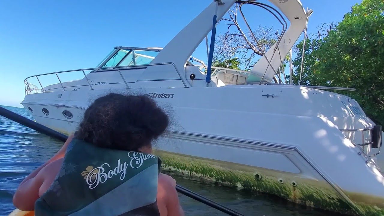 We found an abandoned Yacht in Santa Isabel Puerto Rico! 🇵🇷 Kayaking to ...