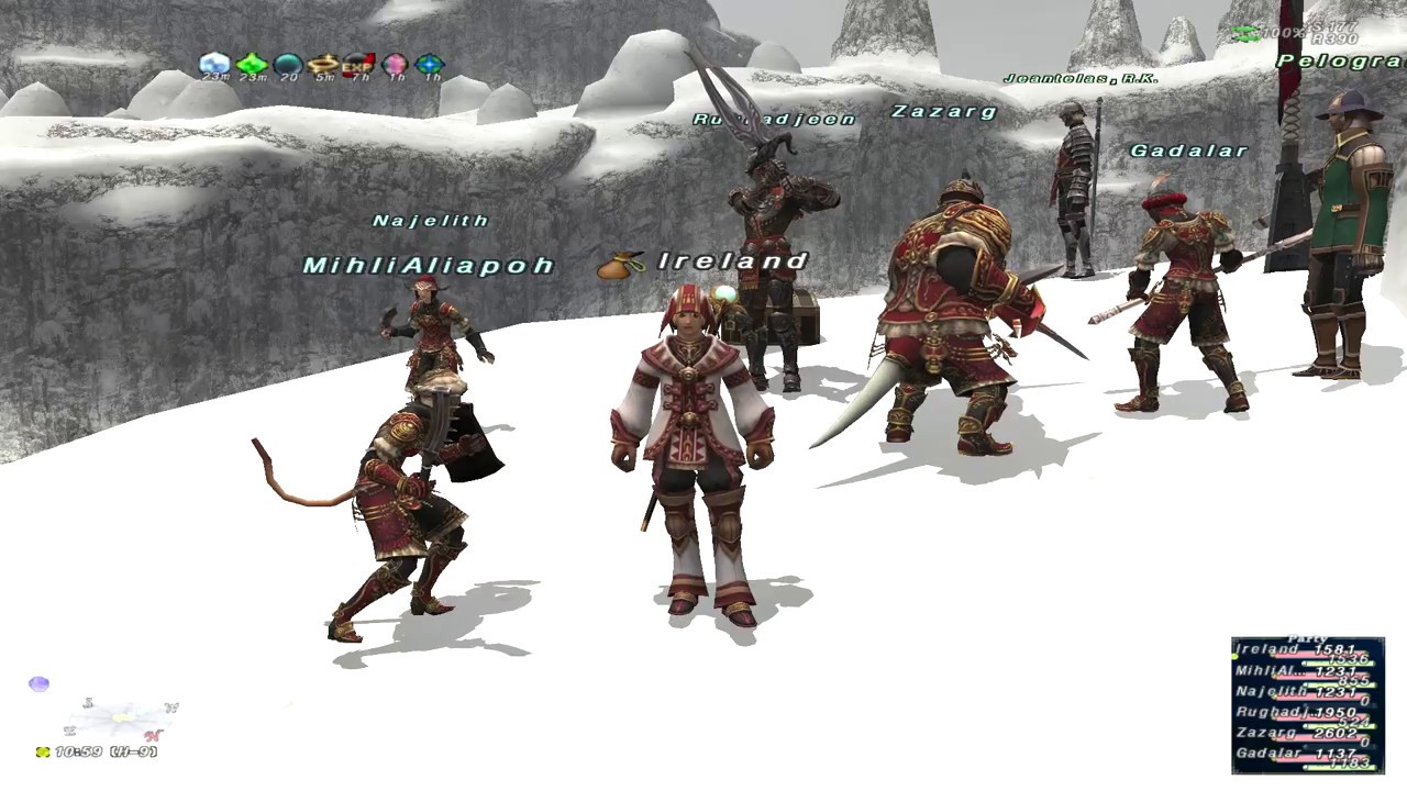 FINAL FANTASY XI WHM99BLM49 WHM White Mage Ireland Xarcabard General ...