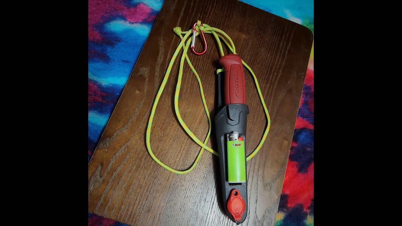 Mora 511 modifications, underarm carry - YouTube