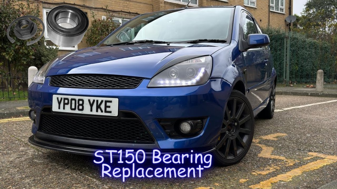 MK6 Fiesta ST150 Rear Wheel Bearing Replacement - YouTube