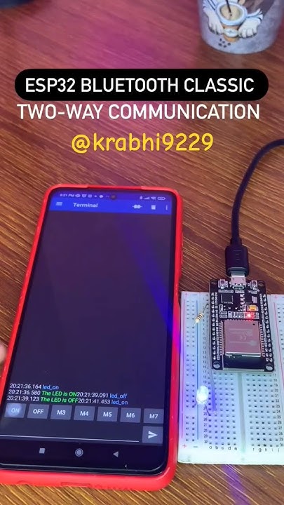 Two Way Communication Esp32 Esp32project Bluetooth Communication Iot Youtube