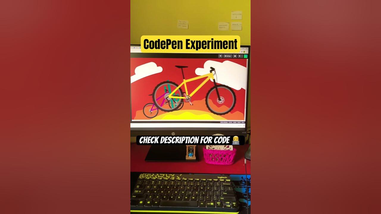 Bike 🚴 Codepen Experiment Html Css Tutorials Coding Webdevelopment Css Codepen Shorts