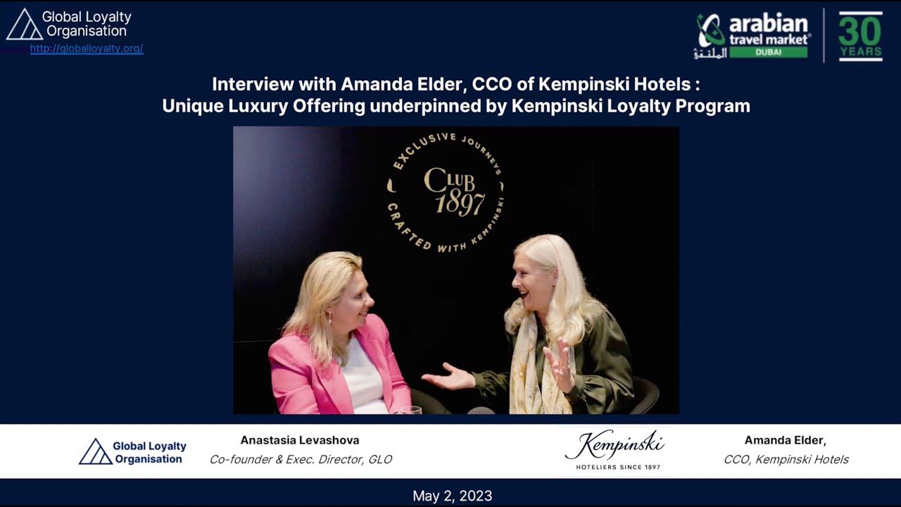 GLO Interview at ATM 2023 with Amanda Elder, CCO of Kempinski Hotels on ...