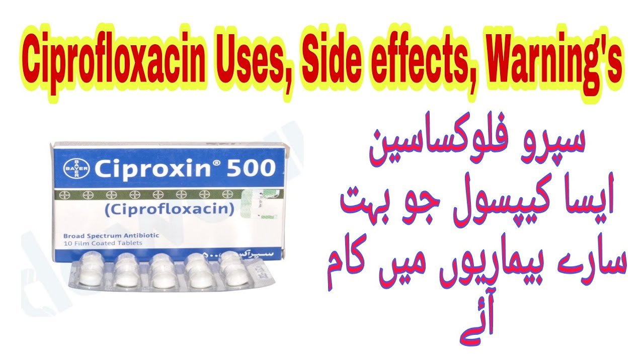 Ciproxin (Ciprofloxacin) precautions/ciprofloxacin full review - YouTube
