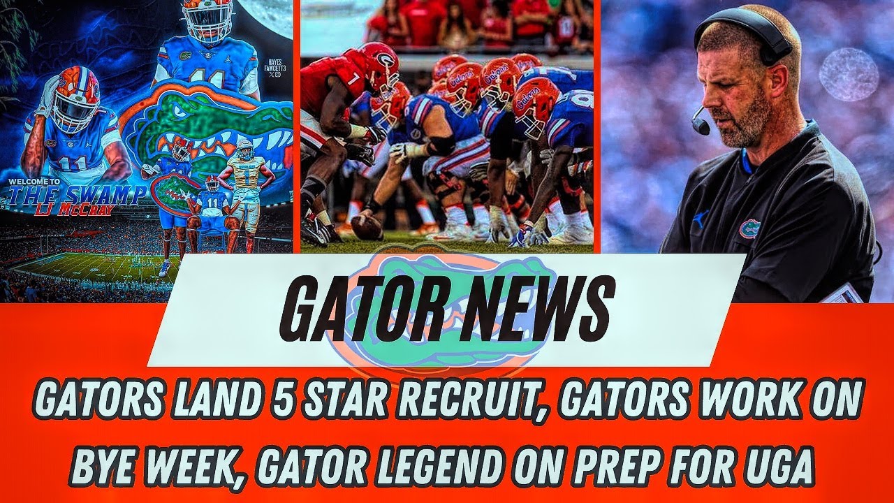 🔥Florida Gators LOCK IN 5⭐️ Gator Legend!🐊 Prepping for UGA & Final ...