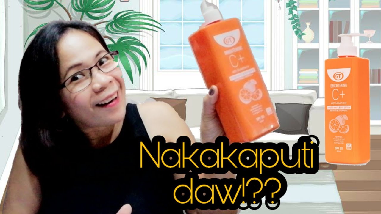 Pampaputi na Lotion GT Brightening Lotion with Gluta & c+ - YouTube