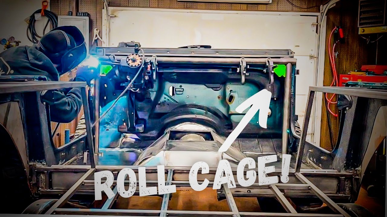 Starting My Roll Cage!! - YouTube