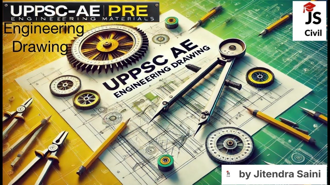 UPPSC-AE-PRE || Engineering Drawing-01 || Engineering Aptitude || Civil ...