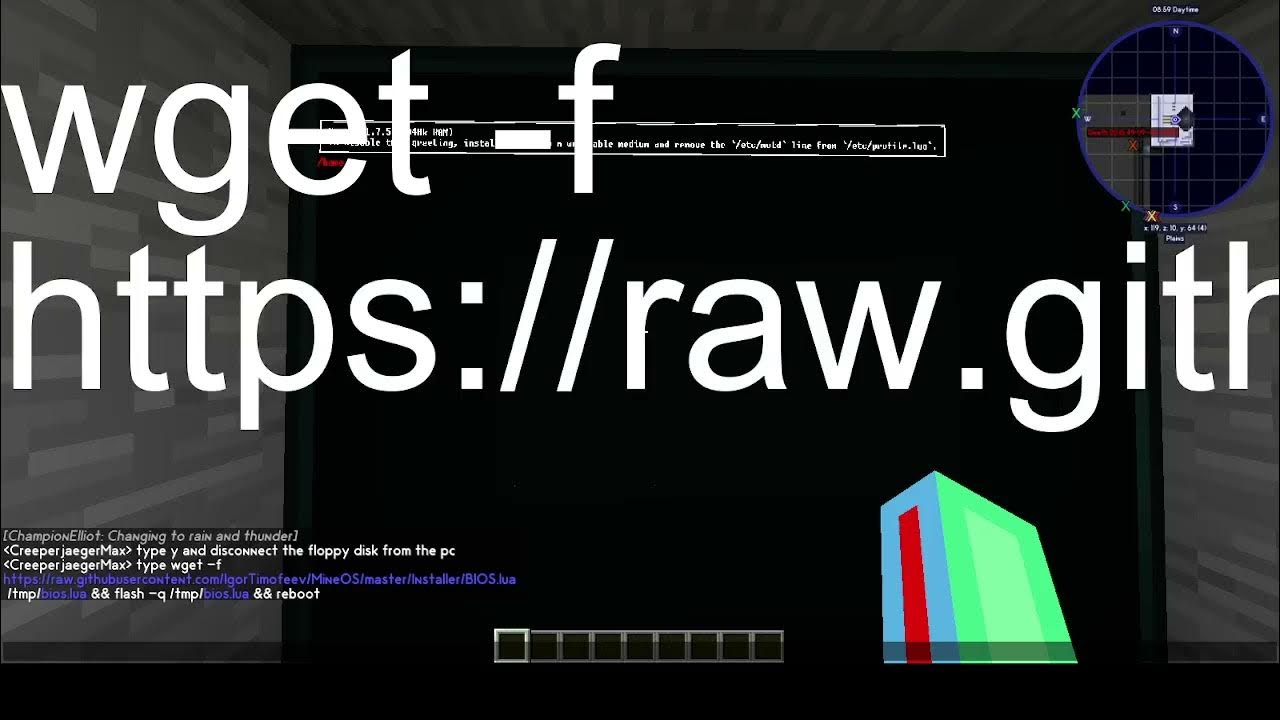 How to install MineOS on OpenComputers [SkyFactory 4] - YouTube