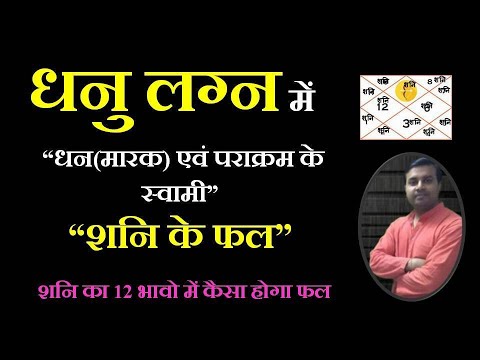 Dhanu lagna me Shani | Saturn in Sagittarius Ascendant | धनु लग्न में ...