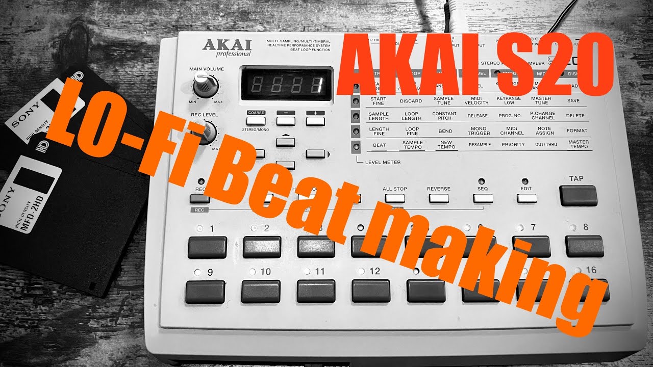 AKAI S20 LO-FI Beat making - YouTube