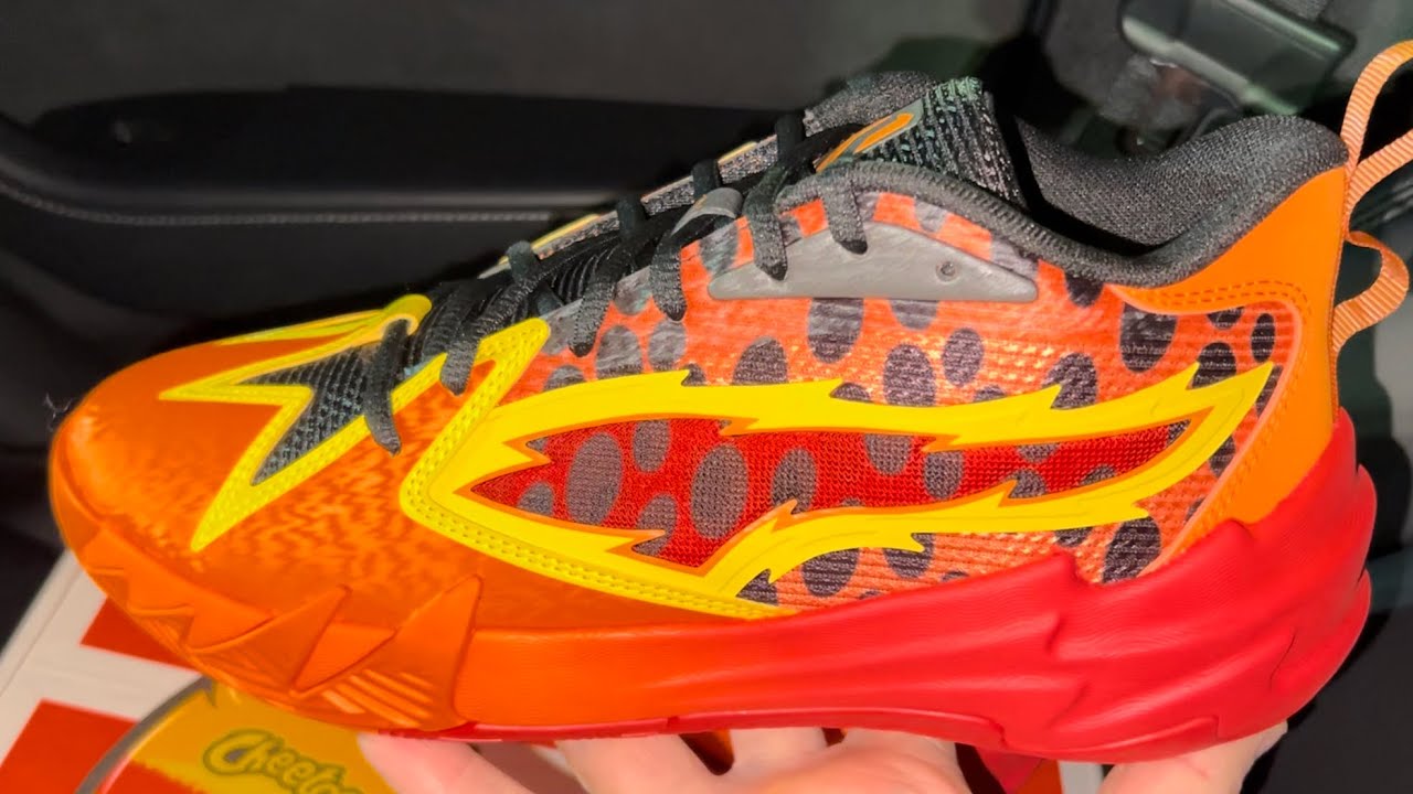 Puma Scoot Zero Cheetos Flamin Hot Orange Basketball Shoes - YouTube