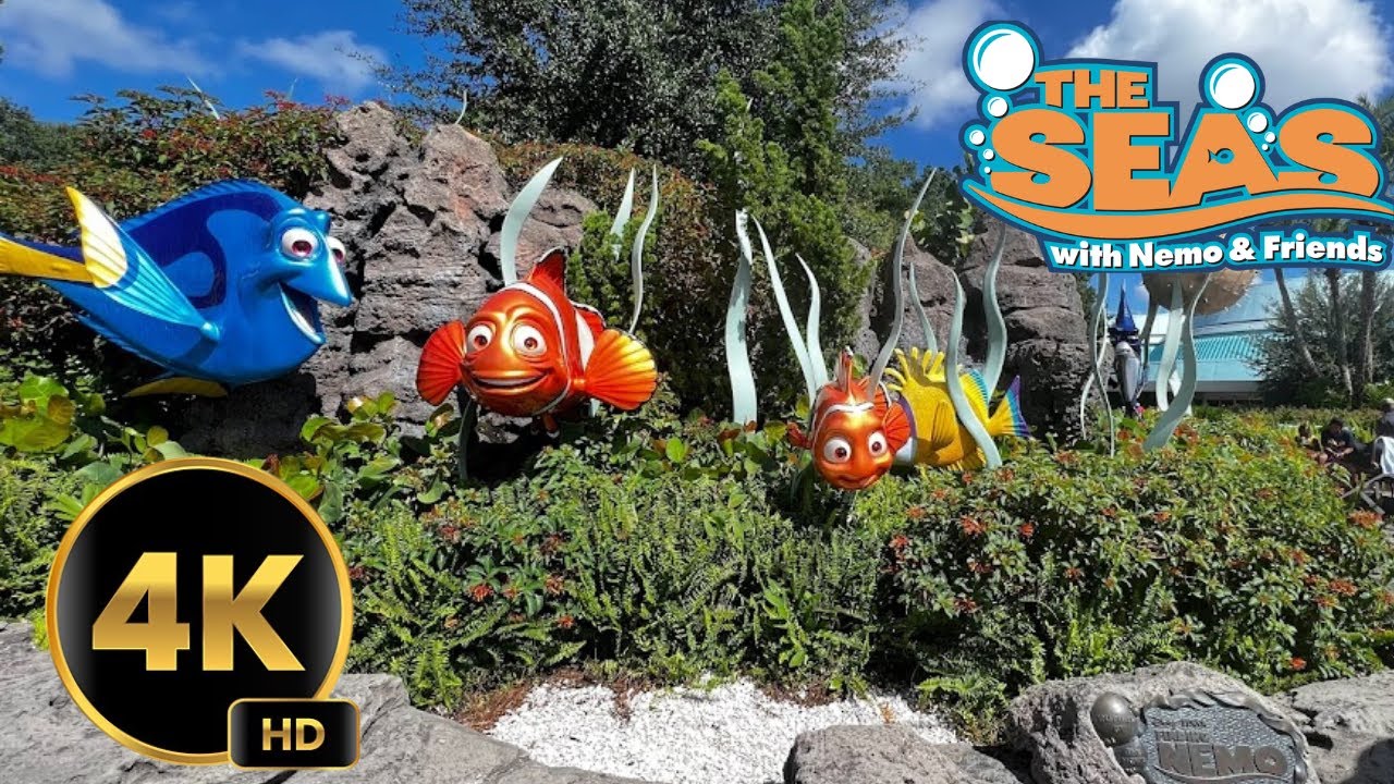 The Seas with Nemo & Friends Aquarium | 4K 60fps HD Full Show ...