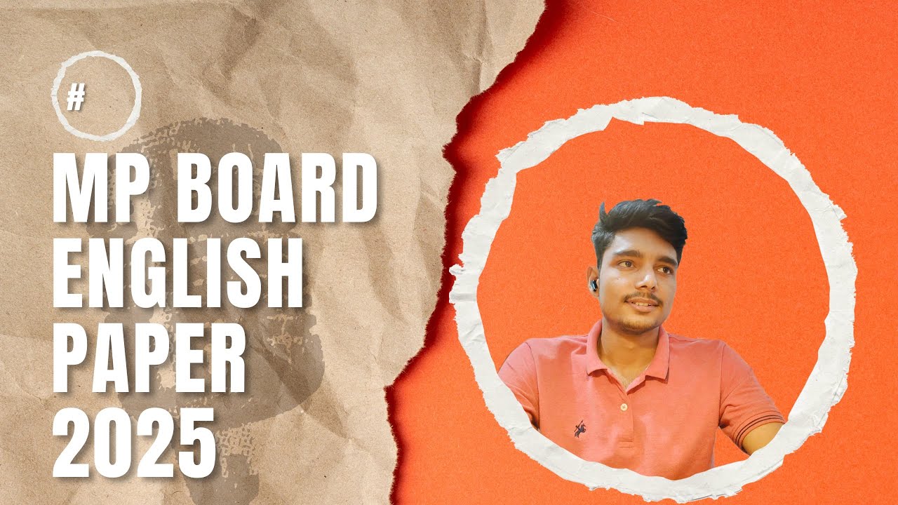 2025 english class 12 mp board - YouTube