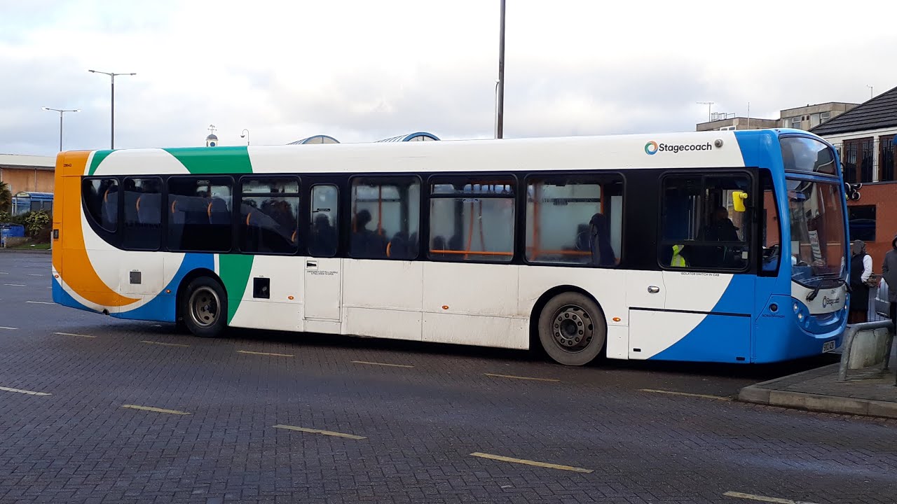 37: Stagecoach Fife Scania K230UB Enviro 300 28643 (SV12 AZR) - YouTube