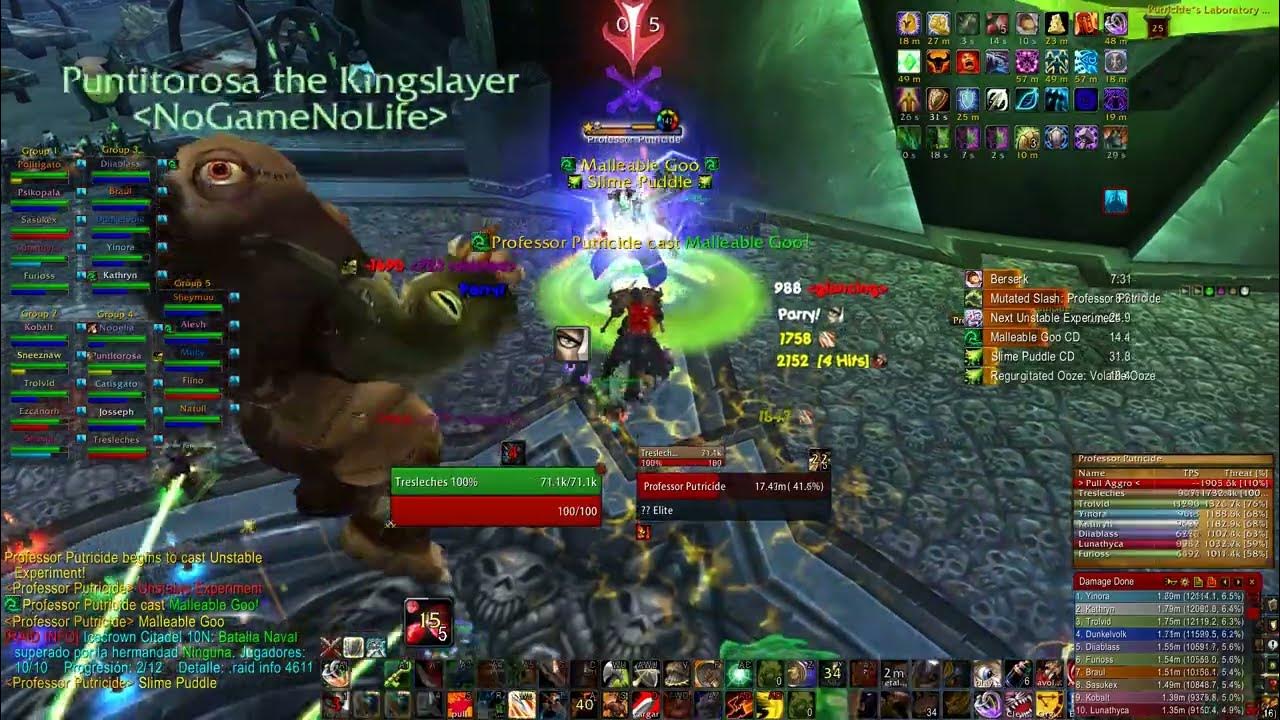 Profesor Putricidio 25N - Warrior Tank PoV | Naerzone | Tresleches - YouTube