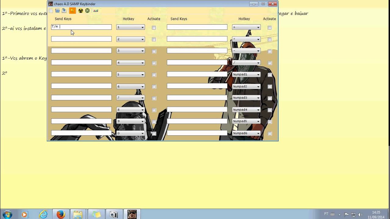Como Usar e Instalar KeyBinder SAMP - YouTube