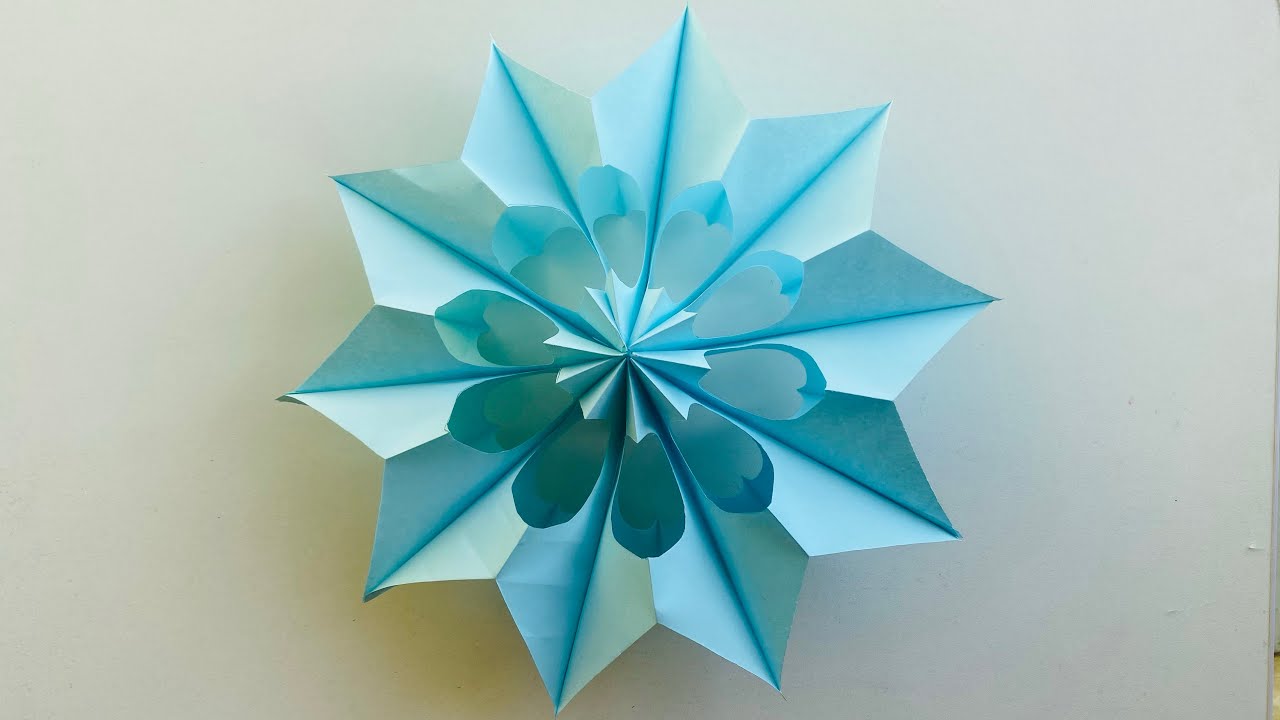 How to Make 3D Paper Snowflake for your Christmas Decoration | DIY ...