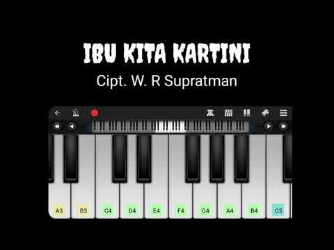 Ibu Kita Kartini Piano - YouTube