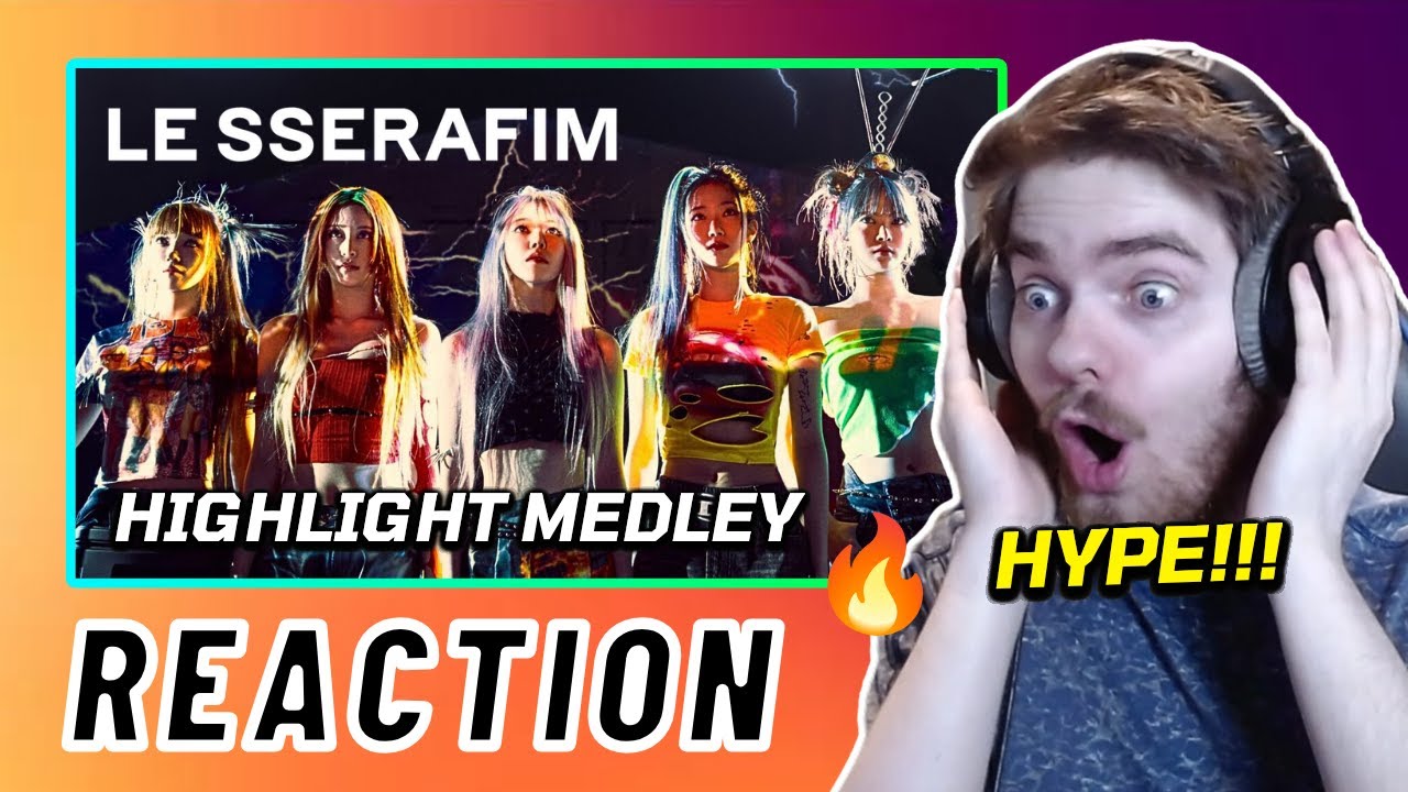 LE SSERAFIM 4th Mini Album 'CRAZY' EP HIGHLIGHT MEDLEY | REACTION - YouTube