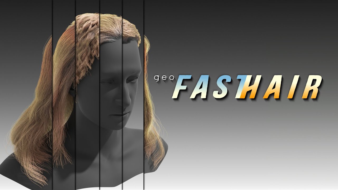 Geo FastHair - Hairstyle Generator for Blender - YouTube