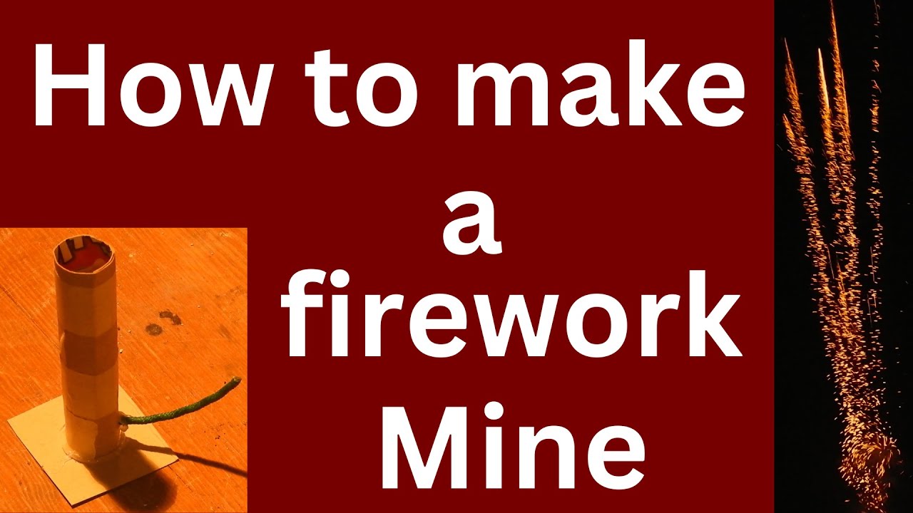 How to make a firework star shooter - YouTube