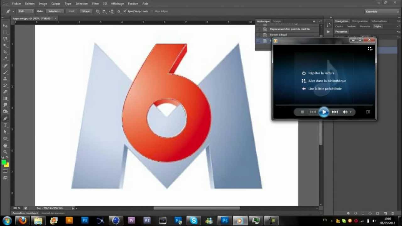 Speed Art - Logo M6 /!\ - YouTube
