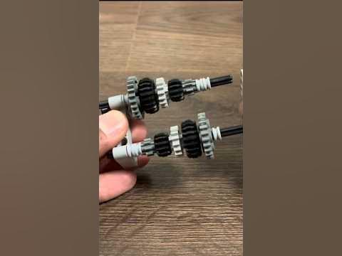 LEGO Technic 5 Speed Sequential Gearbox Building Guide - YouTube