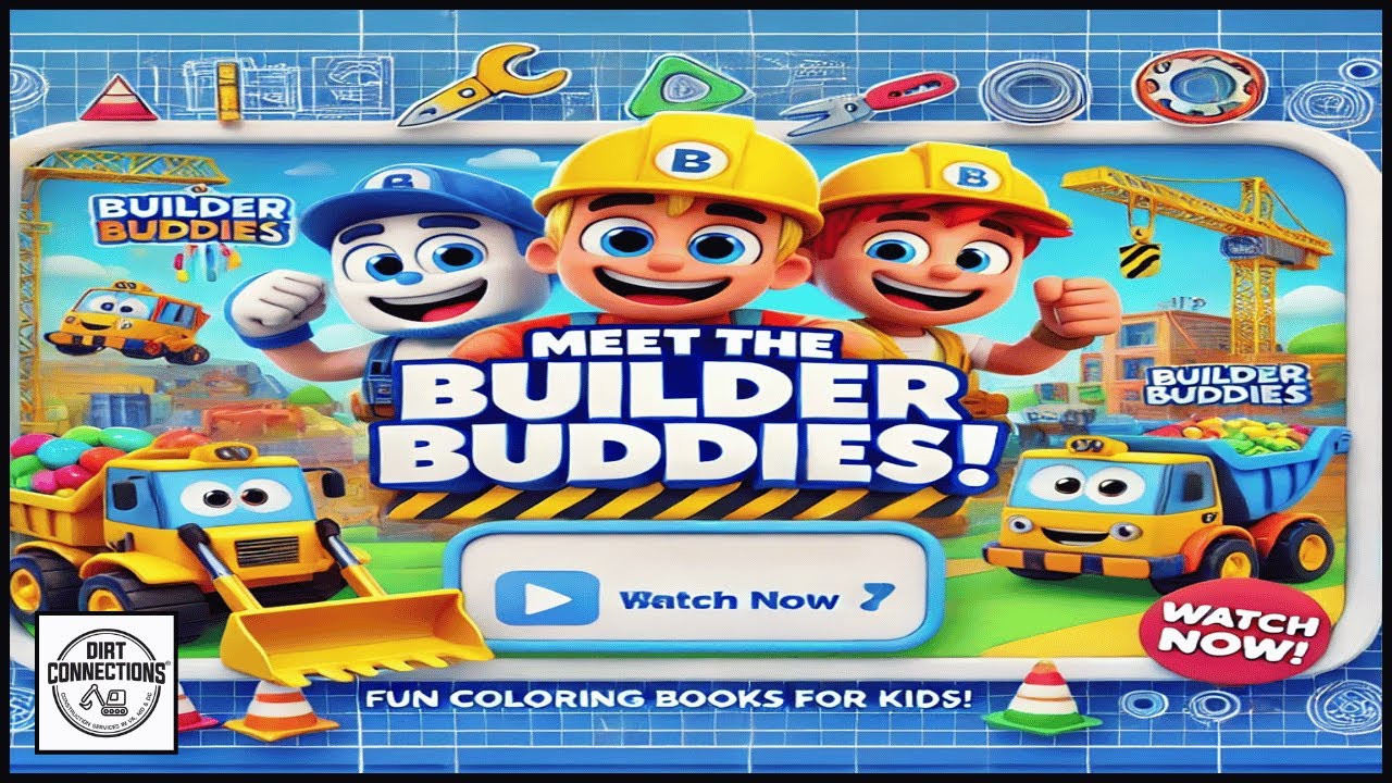 Meet the Builder Buddies! Fun & Educational Coloring Books for Kids 🚧🎨 ...