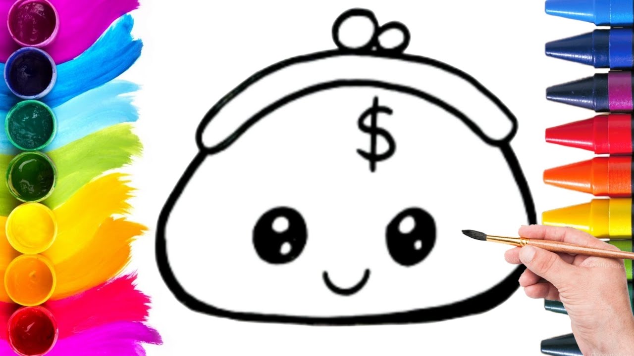 how to draw bag step by step👜: learn easy and simple drawing a bag for ...