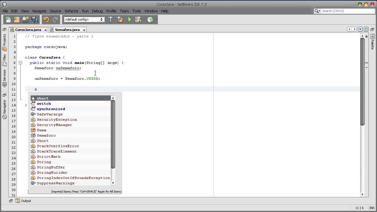 Curso de Java -20- Tipos Enumerados (Parte 1) - YouTube