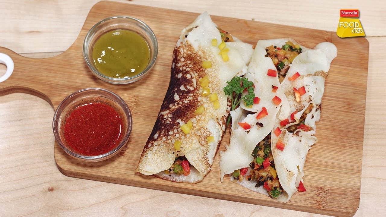 Vegetable Dosa | South Indian Recipe |Jaldi Jaldi | Food Tak - YouTube