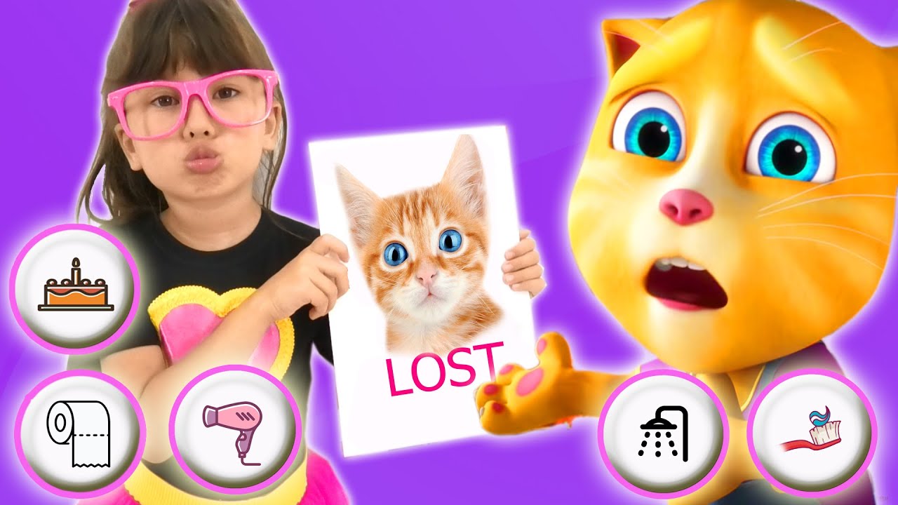 My Talking Ginger. Play Games with Talking Tom Friends Ginger and Abby ...