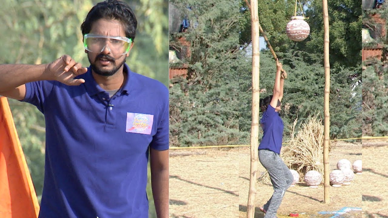 Made for Each Other Season 2 I Blindfold task's power couple, Adarsh & Shyama I Mazhavil ...